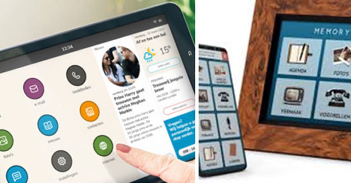 Tablet voor mensen met milde dementie