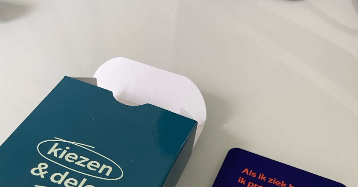 Kaartspel Kiezen & Delen